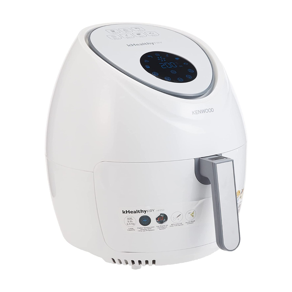 Kenwood Air Fryer Large HFP50.000WH, 5.5 liter / 2.4 kg