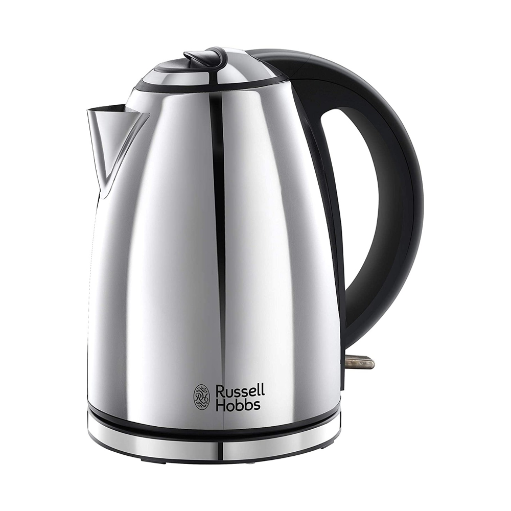 Russell Hobbs Henley Brushed Kettle (23601), Black, 1.7 Liter