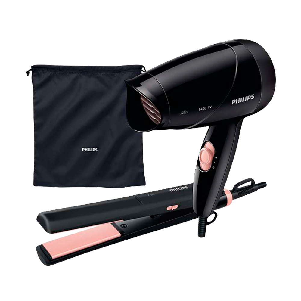 Philips Dryer & Straightener HP8644 Limited edition Travel set