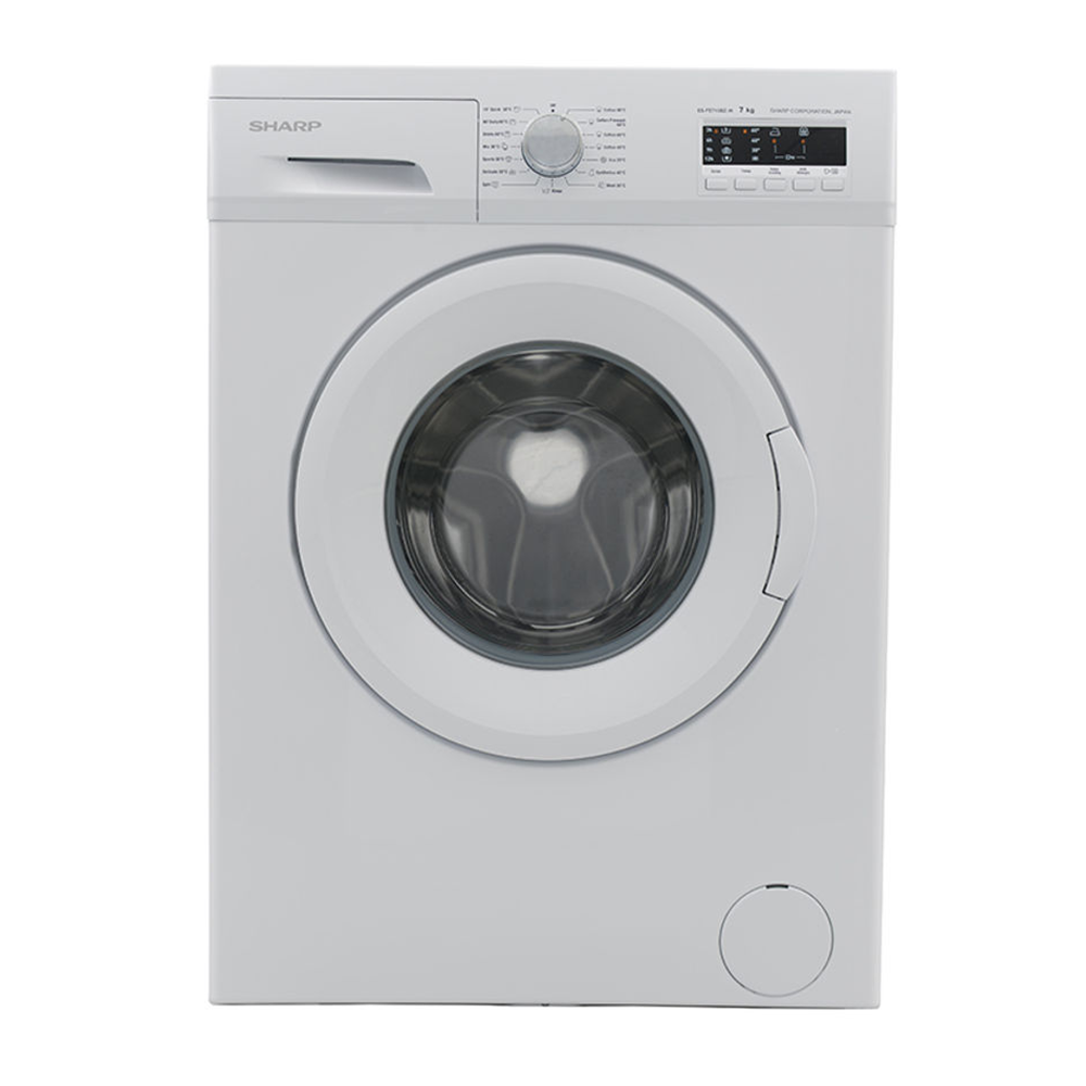 Sharp 7 Kg Fully Automatic Front Loading Washing Machine ES-FE710CZL-W ...