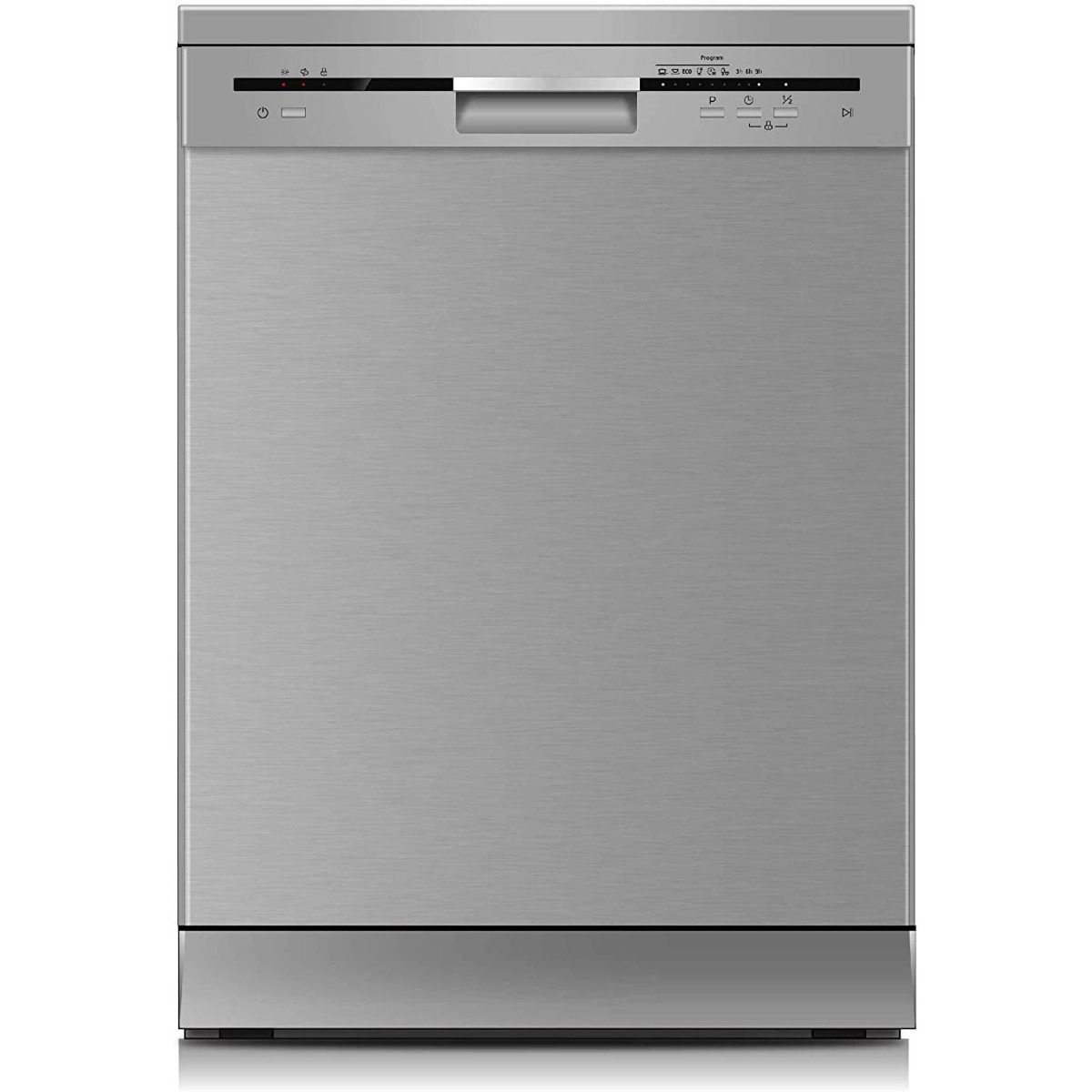 Sharp QW-MB612-SS3 12 Plate Free Standing Dishwasher (Silver)